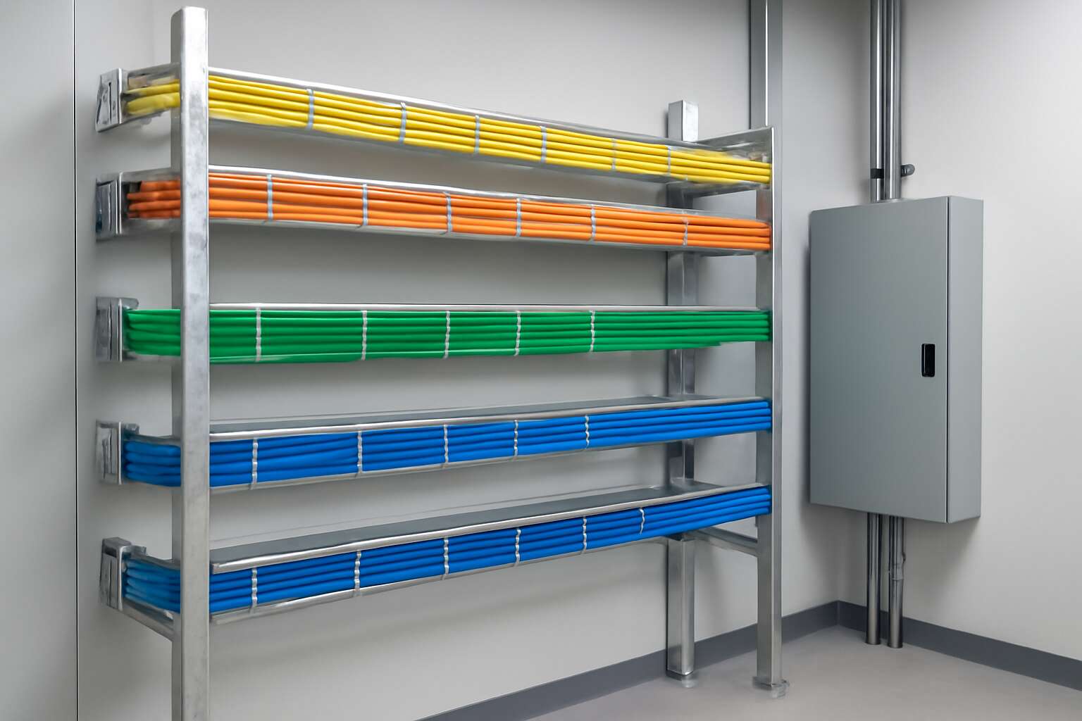 Elevate workspace efficiency with an electrical cable rack for neater ...